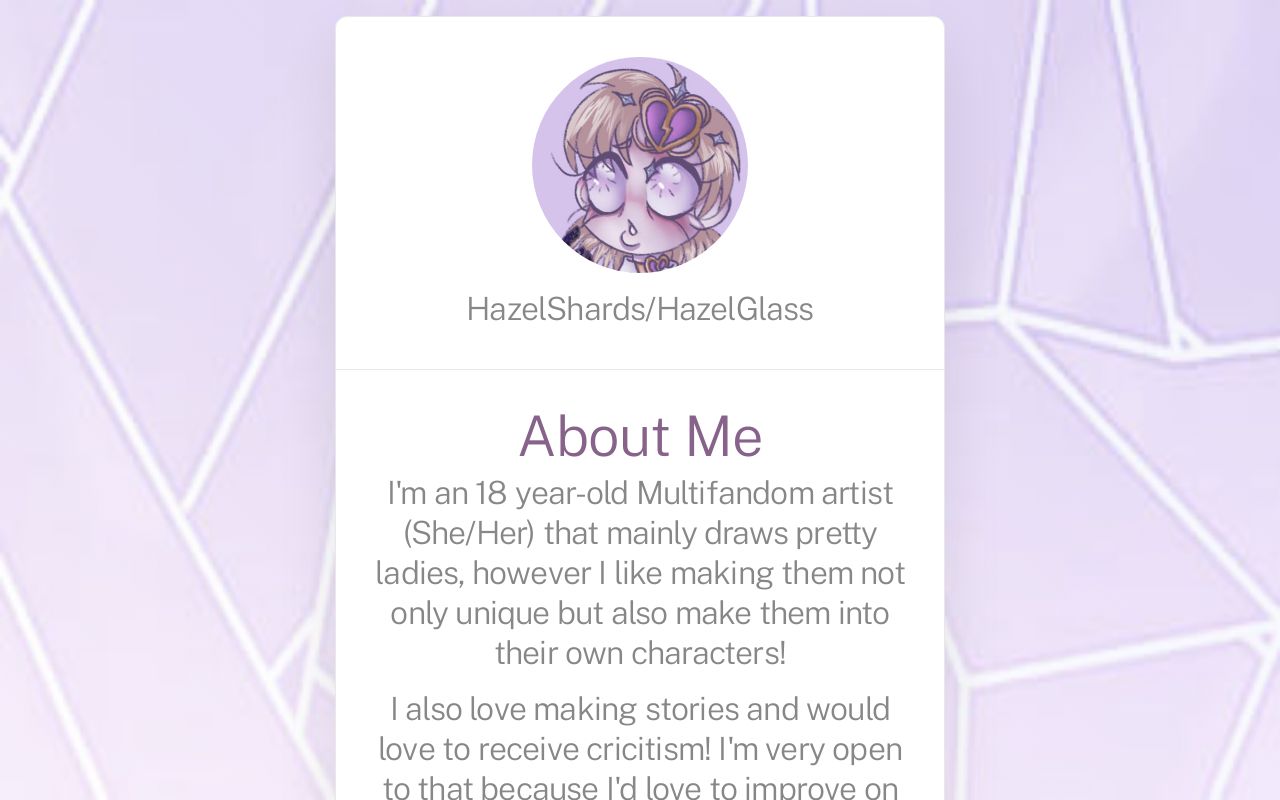 HazelGlass Artist Info